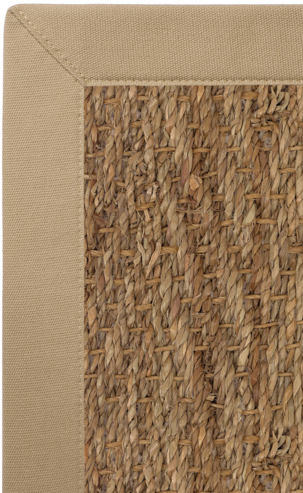 Tapis Jonc De Mer Chevron Patna Avec Ganse Btb Dod