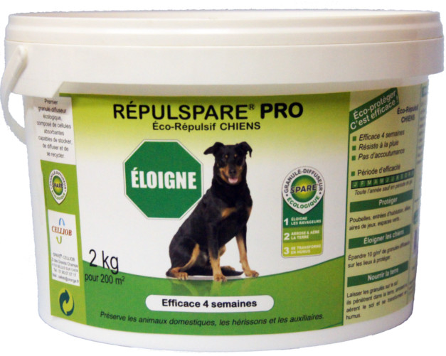 Répulsif à chien pro 2kg REPULSPARE | DOD