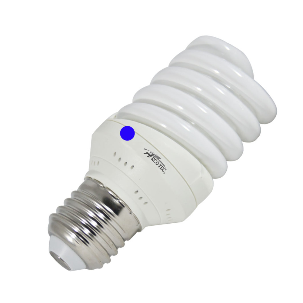 Ampoule Fluo Compacte Spirale 15W E27, lumière froide | DOD