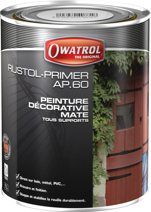 Rustol Primer AP60 noir 1L OWATROL | DOD