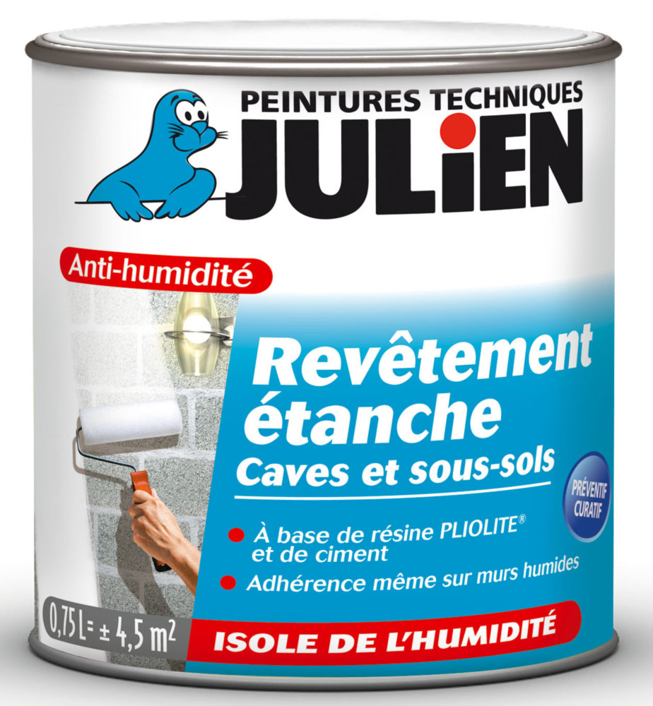 Écran total - revêtement étanche caves et sous-sols 0.75L JULIEN | DOD