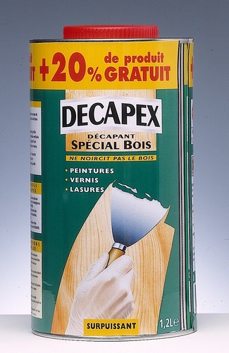 Décapant spécial bois 1L + 0.2L gratuit DECAPEX | DOD