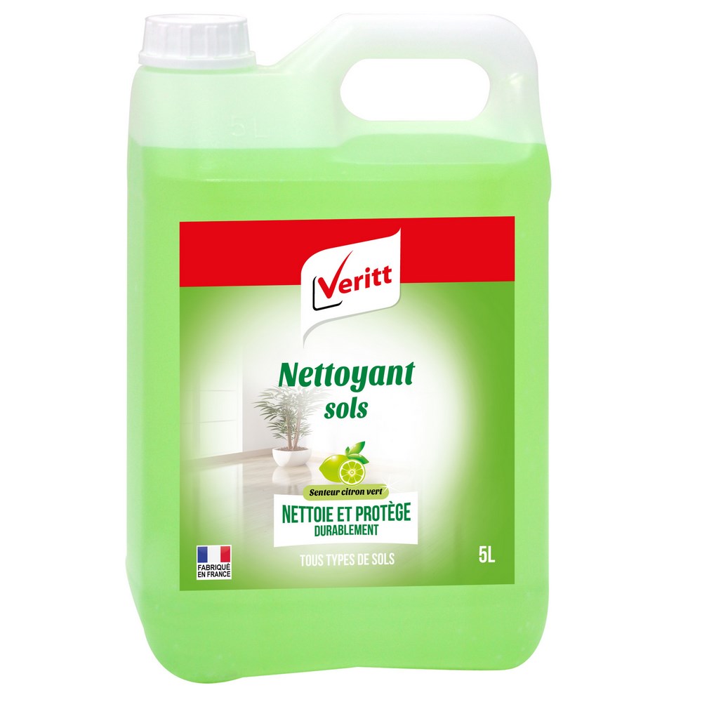 Détergent sols citron vert 5L VERITT | DOD