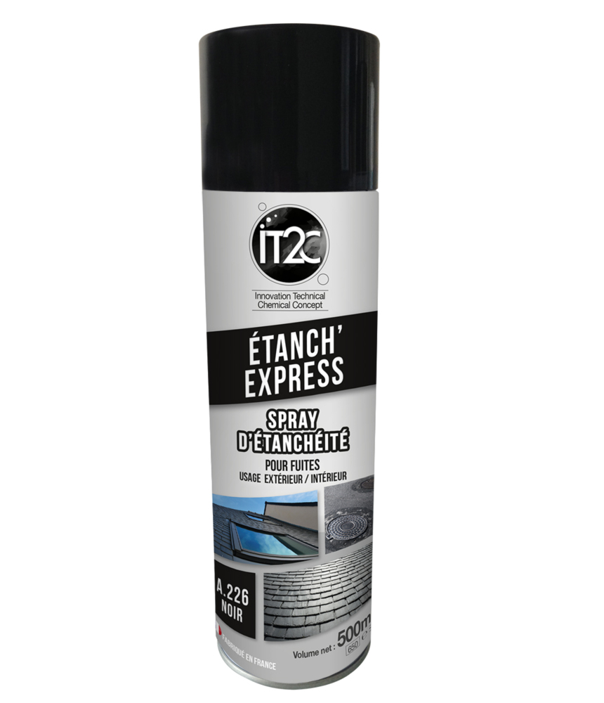 IT2C Etanch Express Spray Etanchéité Souple 500ml Noir IT2C | DOD