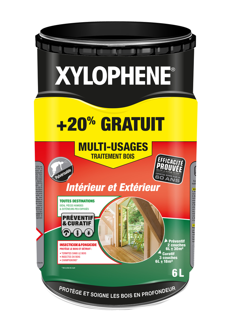 Xylophène Multi-usages 5L+1L GRATUIT XYLOPHENE | DOD