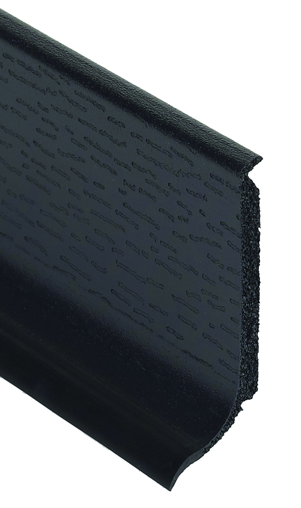 Plinthe PVC Semi-Rigide Romuflex Noir Ébène 80mmx3m ROMUS | DOD