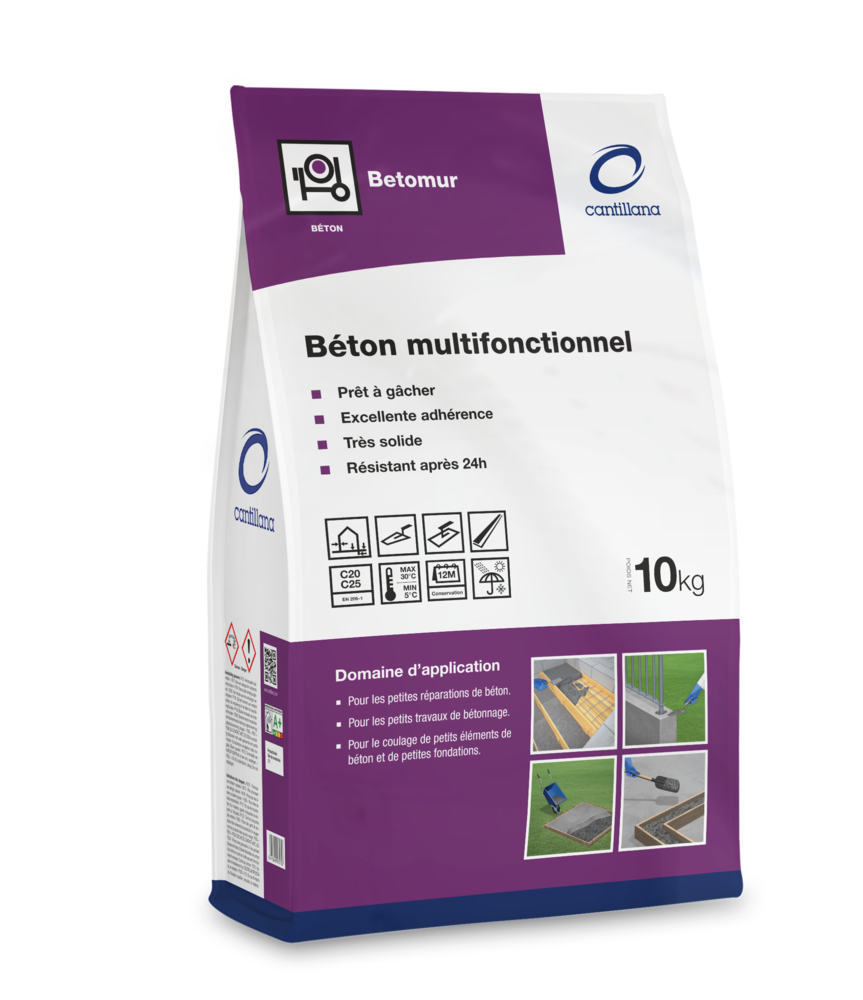 Béton Multifonctionnel Bétomur sac de 10kg CANTILLANA | DOD