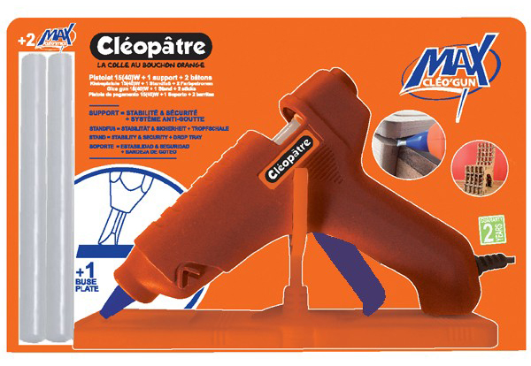 Pistolet à Colle grand modèle Cléo'Gun Max + base CLEOPATRE | DOD