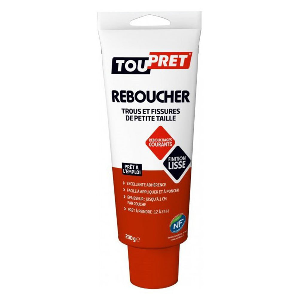 Reboucher pâte 290g, barquette de 12 tubes TOUPRET | DOD