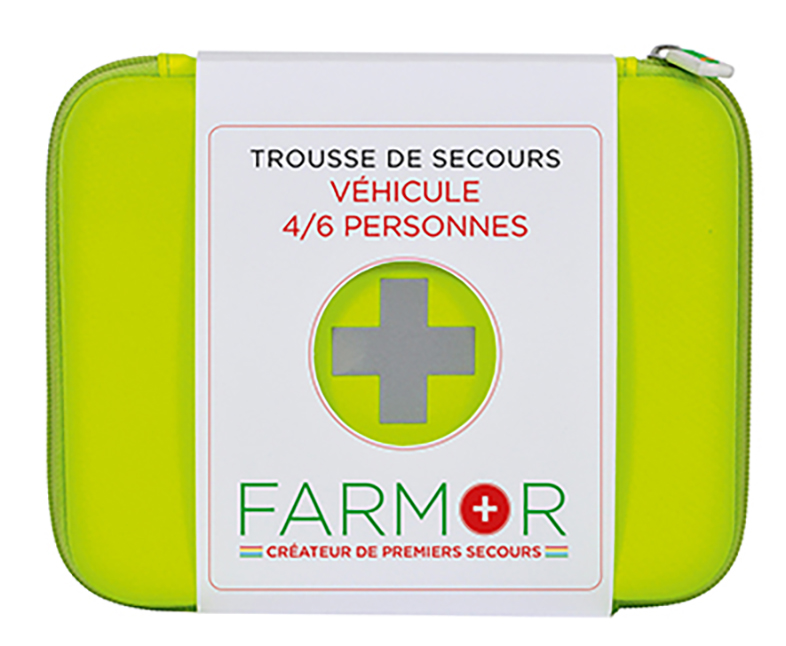 Trousse de Secours 4/6 Personnes Pour Véhicule FARMOR | DOD