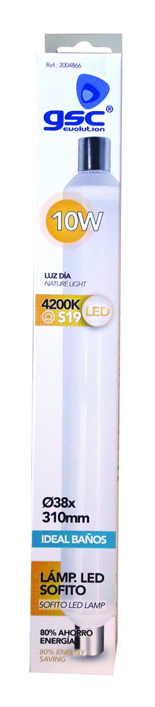 Tube Néon Linolite LED 10W S19 Salle de Bain Boite Accrochable PROLIGHT ...