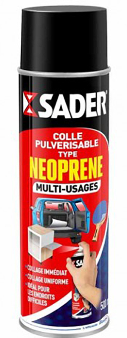 Colle en Spray Type Néoprène Multi-Usages 500 ml SADER | DOD
