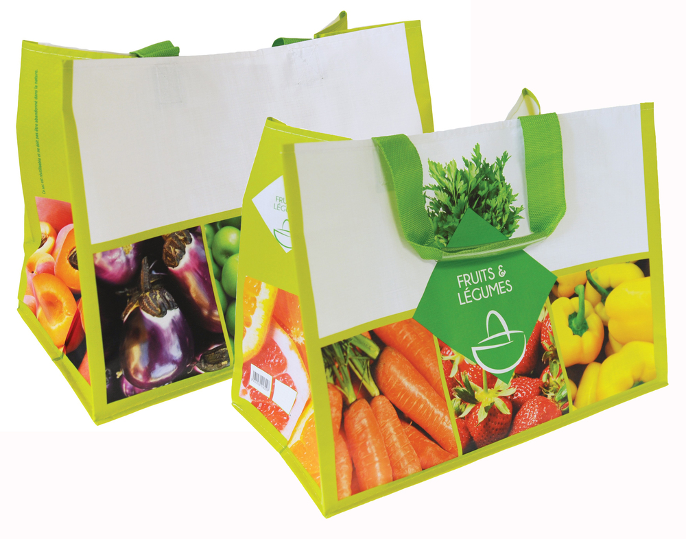 Sac Cabas Réutilisable "Métier Fruits Légumes" 35L PUBLI EMBAL | DOD