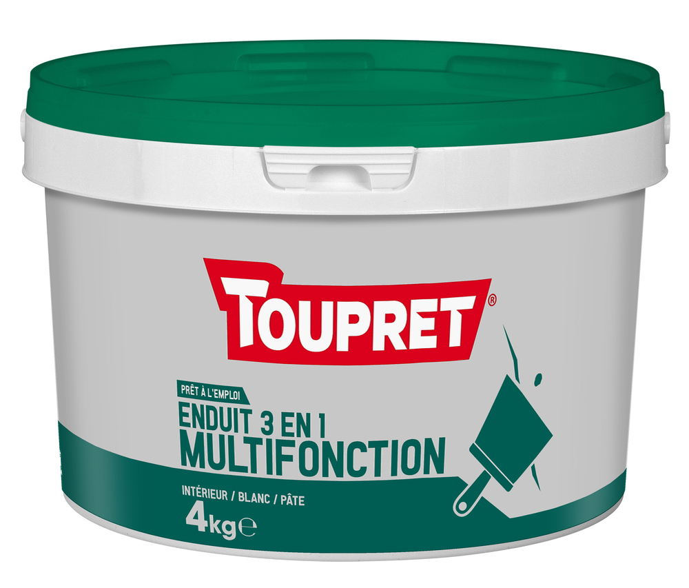 Enduit Multifonction 3 en 1 Pâte 4 kg TOUPRET | DOD