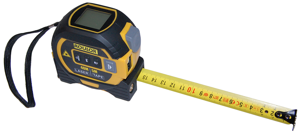 Mètre Ruban 5m + Télémètre ROULOR | DOD