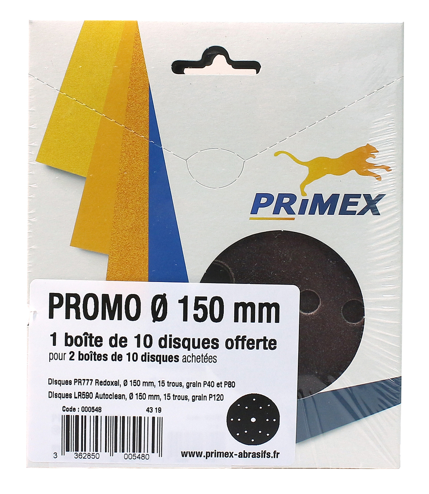 Kit Promo Disque Pr777 P40+P80/10 = 1 Lot 10 Disques Lr590 P120 Offert ...