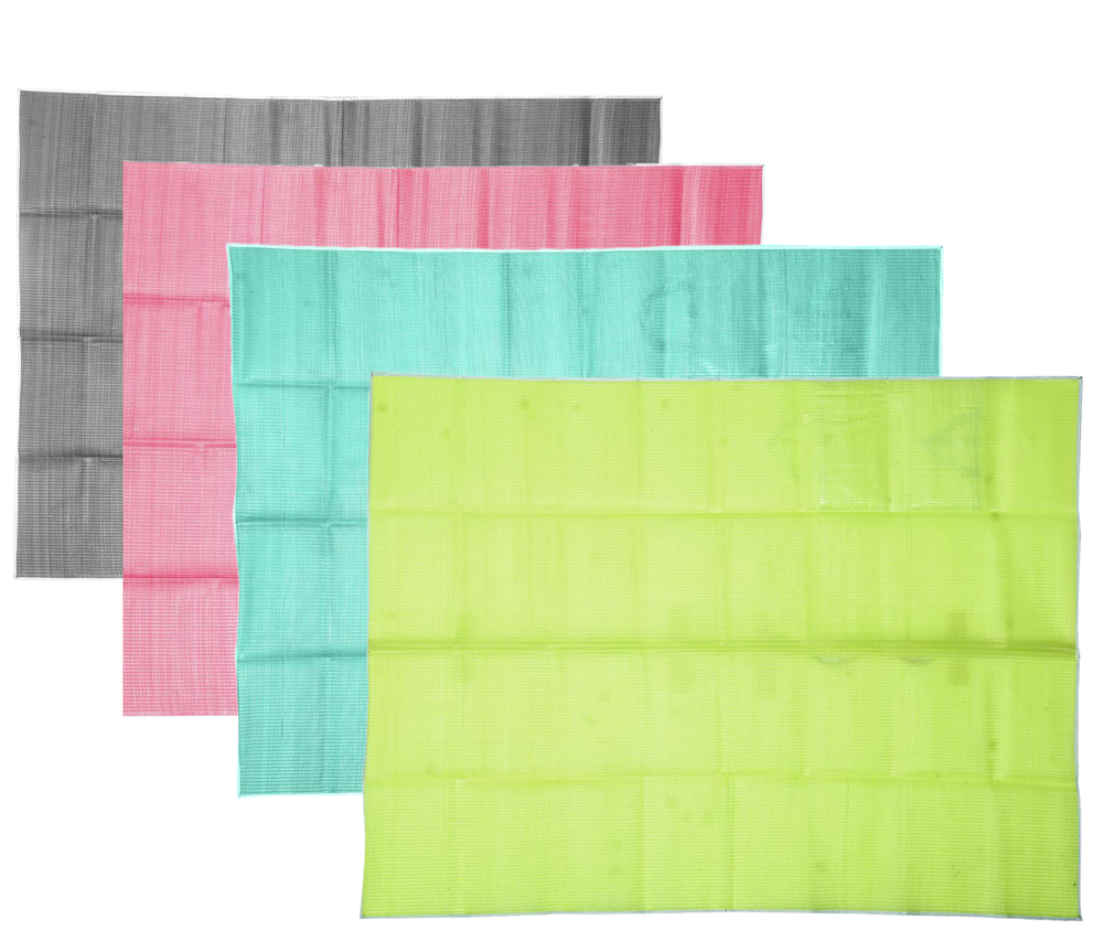 Natte de Plage Rectangulaire en Plastique - Colori Assorti JJA | DOD