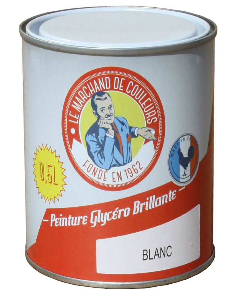 Peinture Laque Glycéro Brillant Pot 0L5 LE MARCHAND DE COULEURS | DOD