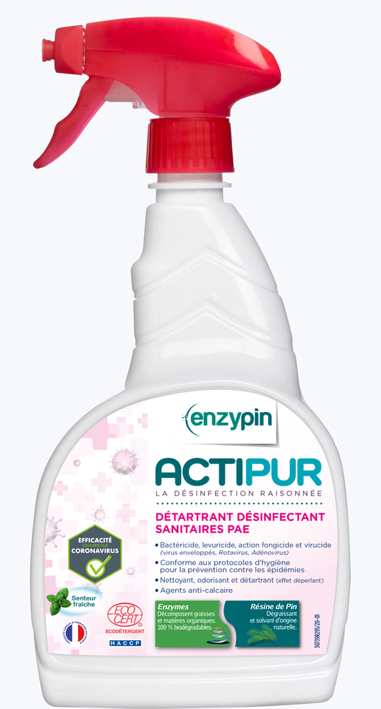 Détergent Désinfectant Sanitaire PAE Actipur TP4 750 ml ENZYPIN | DOD