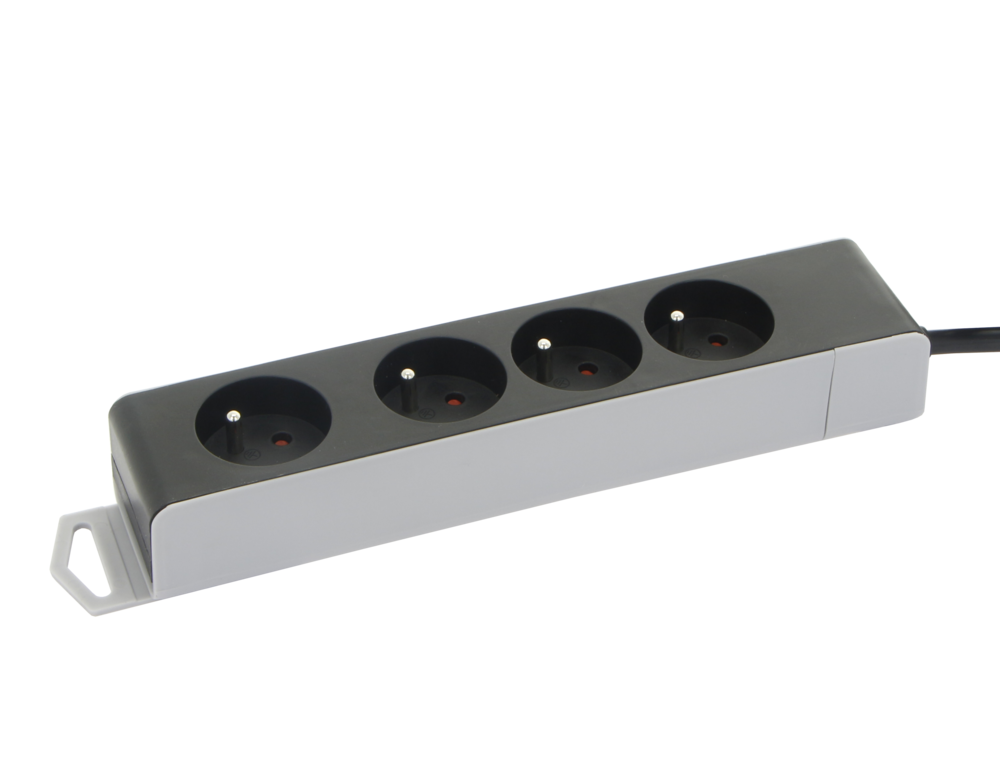 Multiprise 4X 1.5m Noir PROFILE | DOD