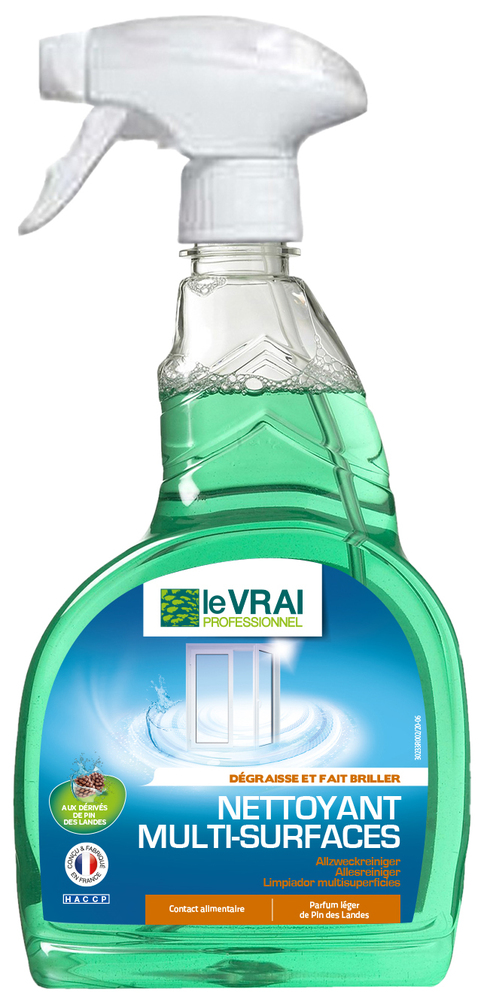 Nettoyant Vitres et Multi-Surfaces 750ml LE VRAI | DOD