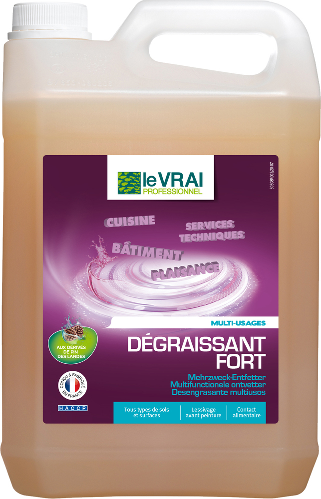 Le Vrai Dégraissant Fort Sols et Surfaces 5L LE VRAI | DOD