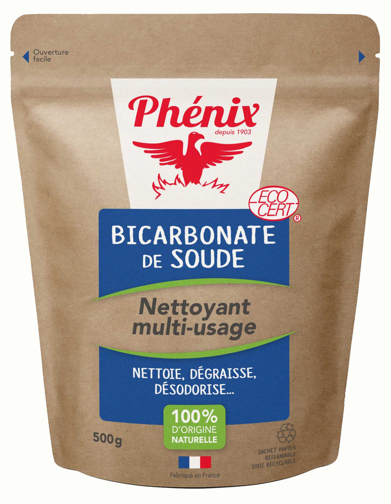 Bicarbonate de Soude Ecocert Sachet 500g PHENIX | DOD