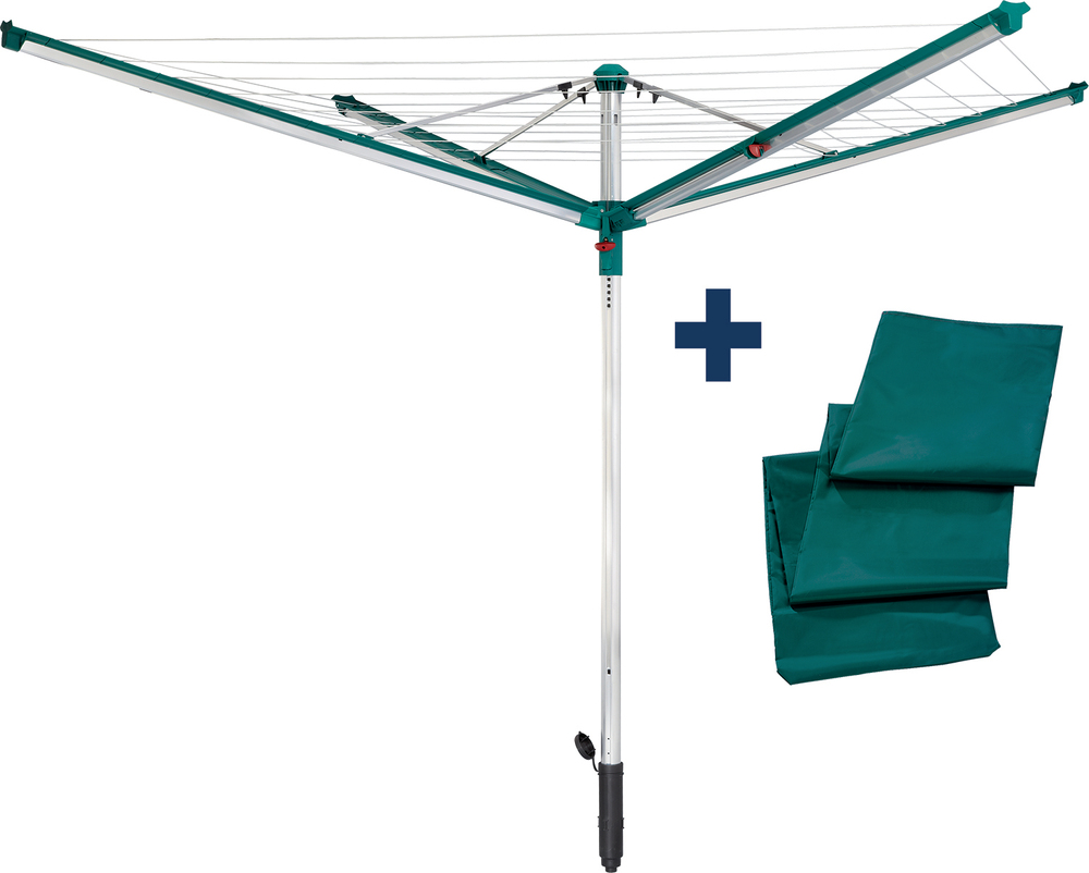 Séchoir Parapluie Linomatic 500 Deluxe Cover 50m LEIFHEIT | DOD
