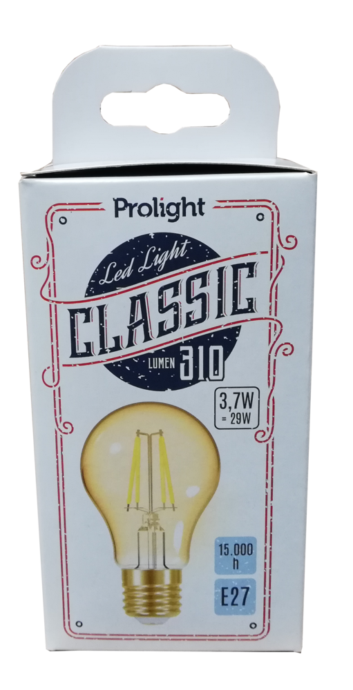Ampoule Vintage Classic Poire LED E27 4.2W PROLIGHT | DOD