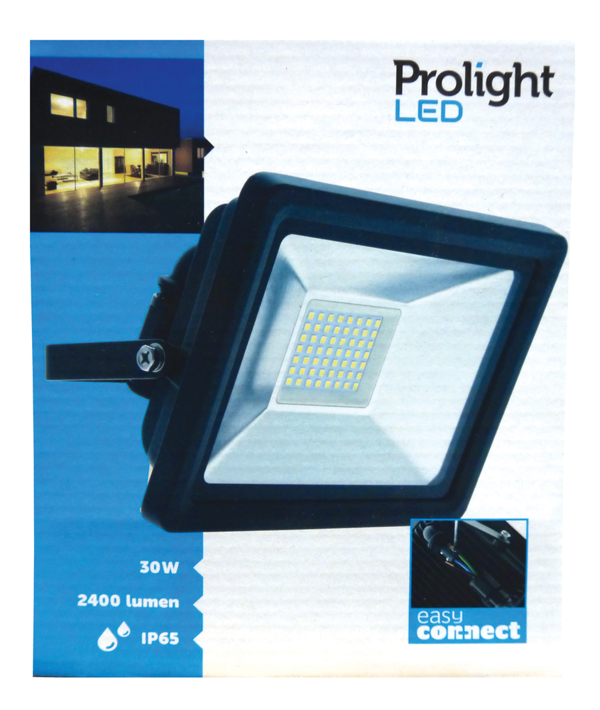 Projecteur LED 30W Easy Connect Noir PROLIGHT | DOD