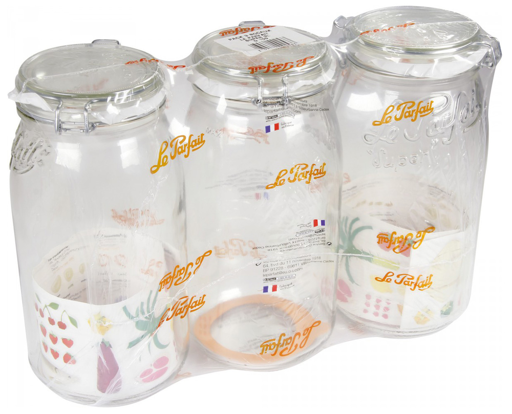 Bocaux Le Parfait Super 3L Ø100 Pack de 3 LE PARFAIT | DOD