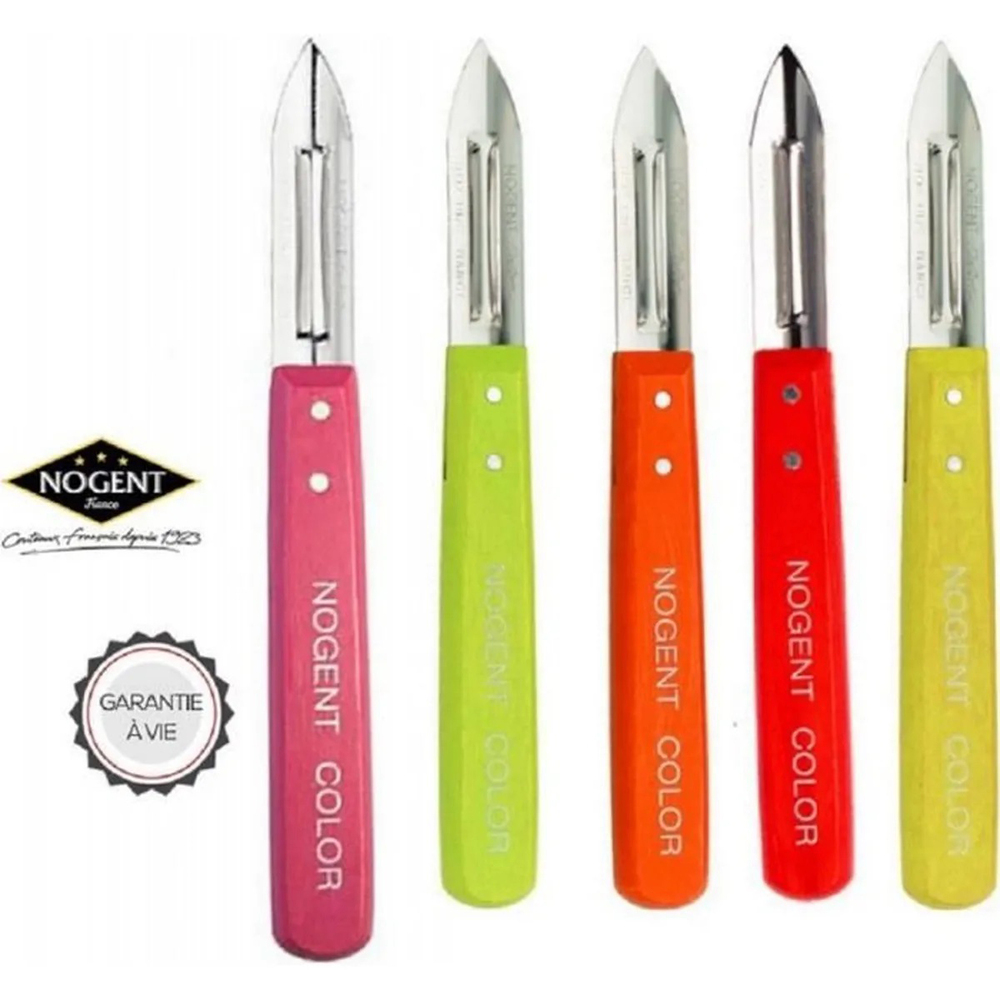 Éplucheur Double Tranchant Couleur Assortis x20 NOGENT 3 ETOILES | DOD