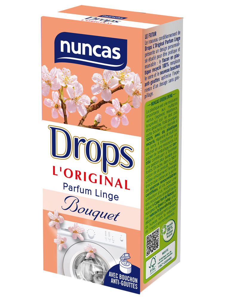 Drops Parfum Linge Concentré Bouquet 100 ml NUNCAS | DOD