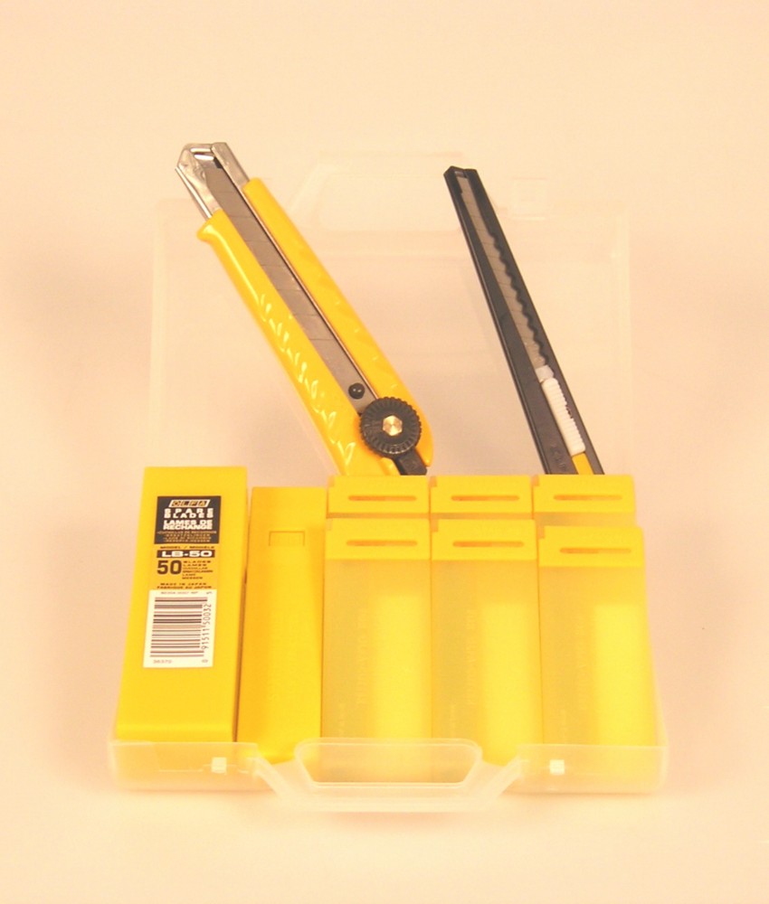 Lot 2 Cutters Olfa + 120 Lames Livrés Dans une Valisette L'OUTIL PARFAIT | DOD