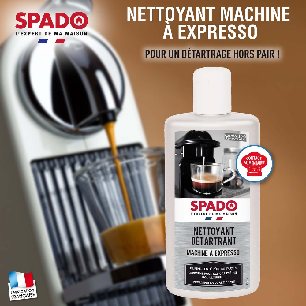 Nettoyant Détartrant Machine Expresso 250 ml SPADO | DOD