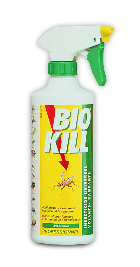 Biokill insecticide 500ml, box de 60 pulvérisateurs | DOD