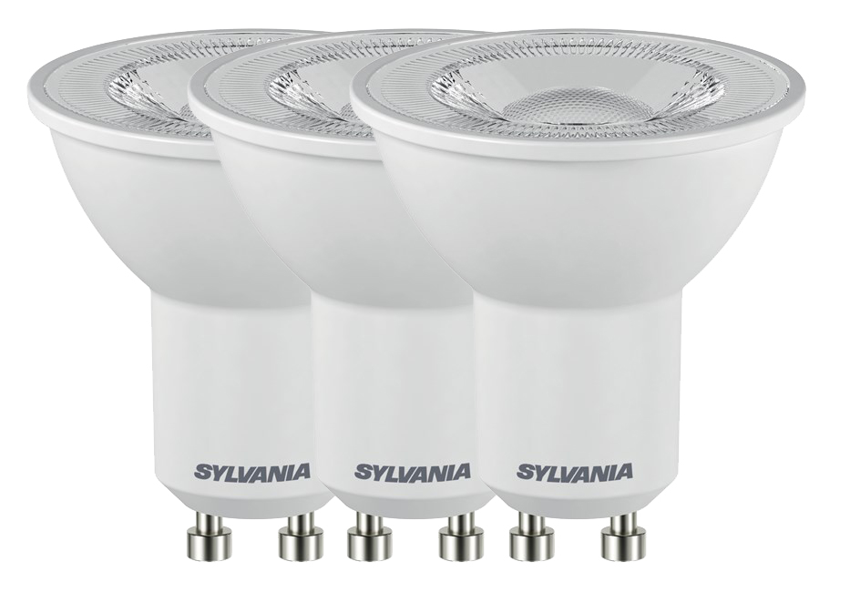 Spots LED Blancs GU10 4.2W Blanc Neutre Lot de 3 SYLVANIA | DOD