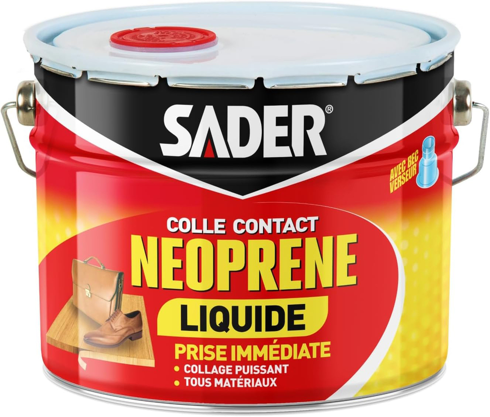 Colle Contact Néoprène Liquide 2.5L SADER | DOD