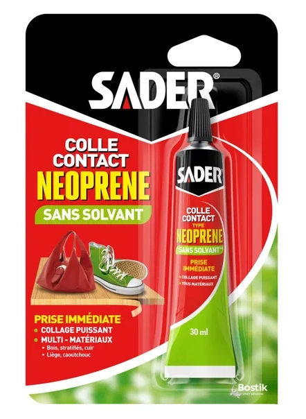 Colle Contact Néoprène Sans Solvant 30 ml SADER | DOD