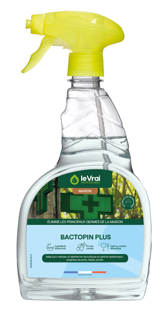 Nettoyant Désinfectant Bactopin Plus Prêt à l'Emploi 750 ml LE VRAI | DOD