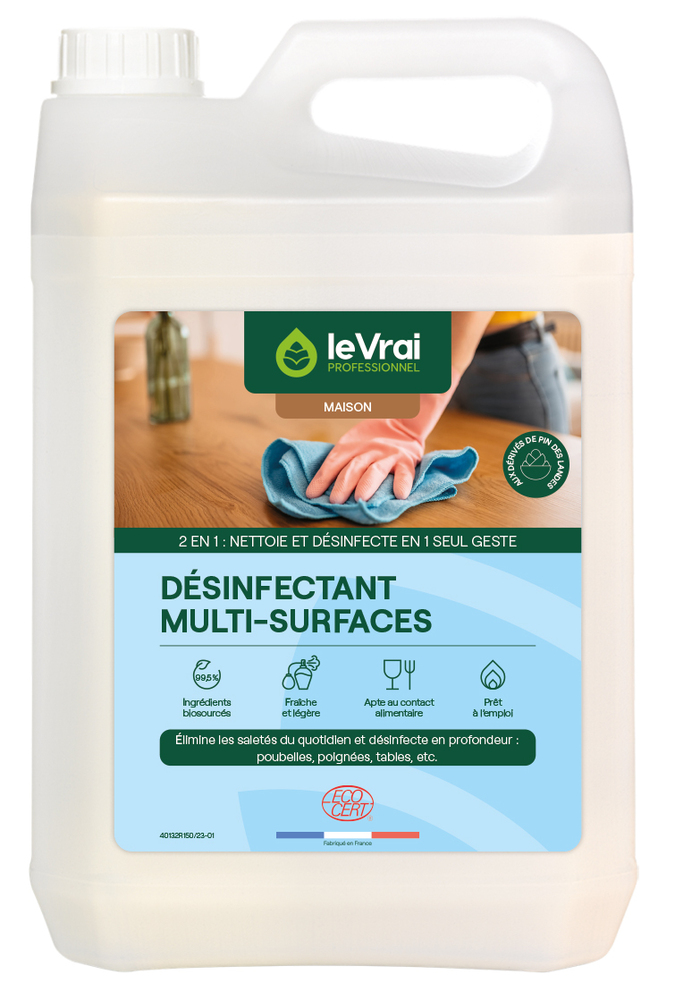 Désinfectant Multi-Surfaces 5L LE VRAI | DOD