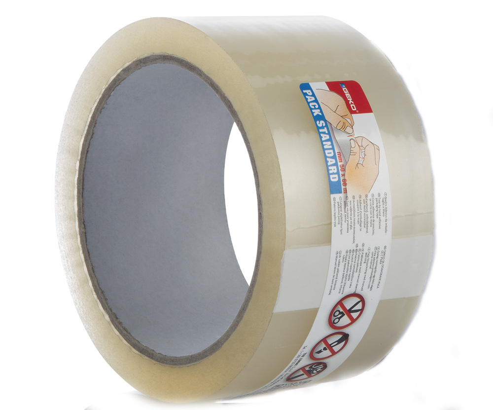 Ruban Adhésif d'Emballage Transparent Standard 50 mm x 66 m GEKO | DOD