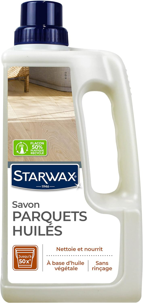 Savon d'Entretien Pour Parquets Huilés 1L STARWAX | DOD